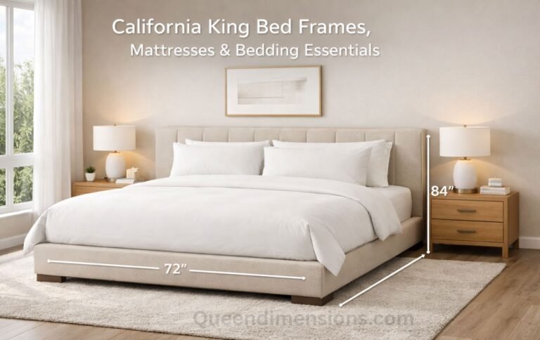 California King Bed and Mattress Dimensions 2026